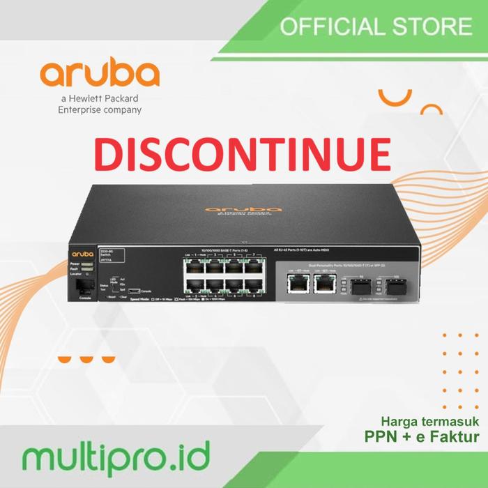 Promo HPE Aruba 2530 (J9777A) 8 Port Gigabit + 2 UTP / SFP Managed Switch Cicil 0% 3x - Jakarta ...