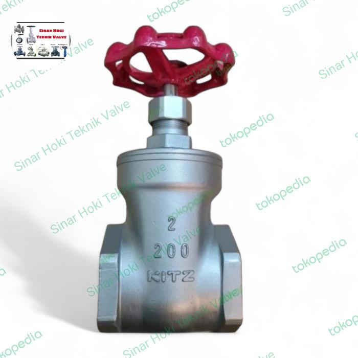 Jual Gate Valve Kitz 3/4" inch DN20 Class 200 S13A SS304 Stainless 10K - Jakarta Barat - Sinar ...