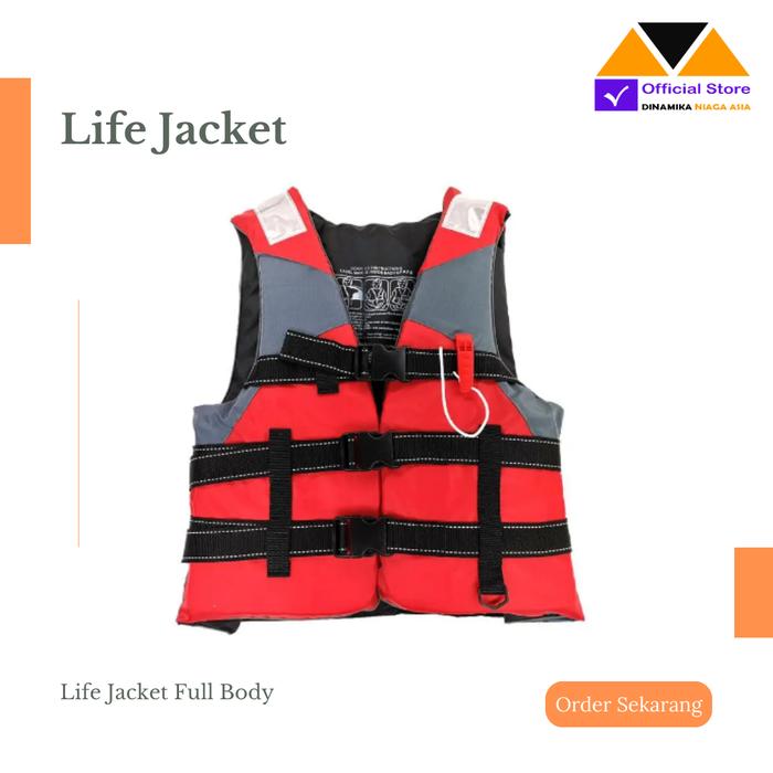 Jual Pelampung Renang Life Jacket Full Body Life Jacket Swim All Size ...