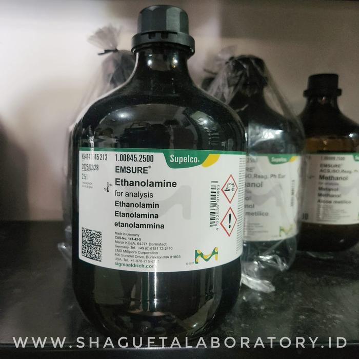 Jual ETHANOLAMINE 2.5L M E R C K 100845 / ETANOLAMINA C2H7NO PRO ANALIS ...