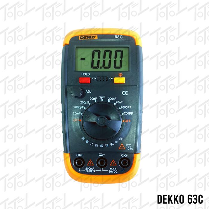 Jual Dekko 63C Capasitor Meter Digital / Capacitance Meter - Jakarta ...