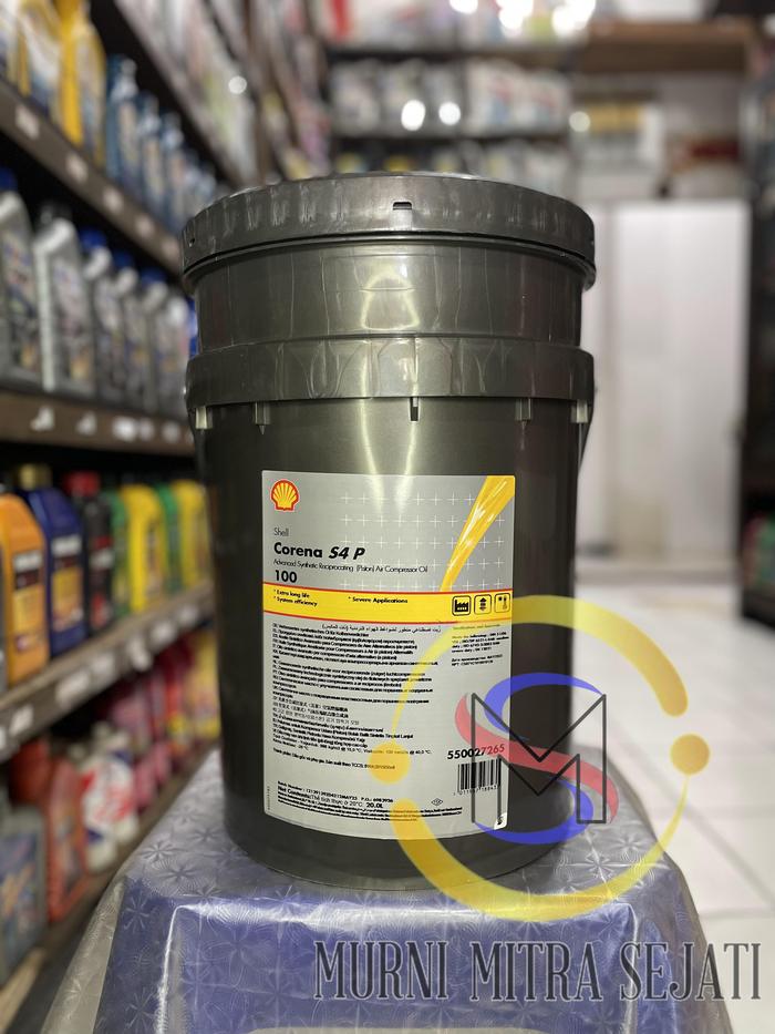 Jual Shell Corena S4 P 100 Piston Air Compressor Oli Kompresor Pail 20 ...
