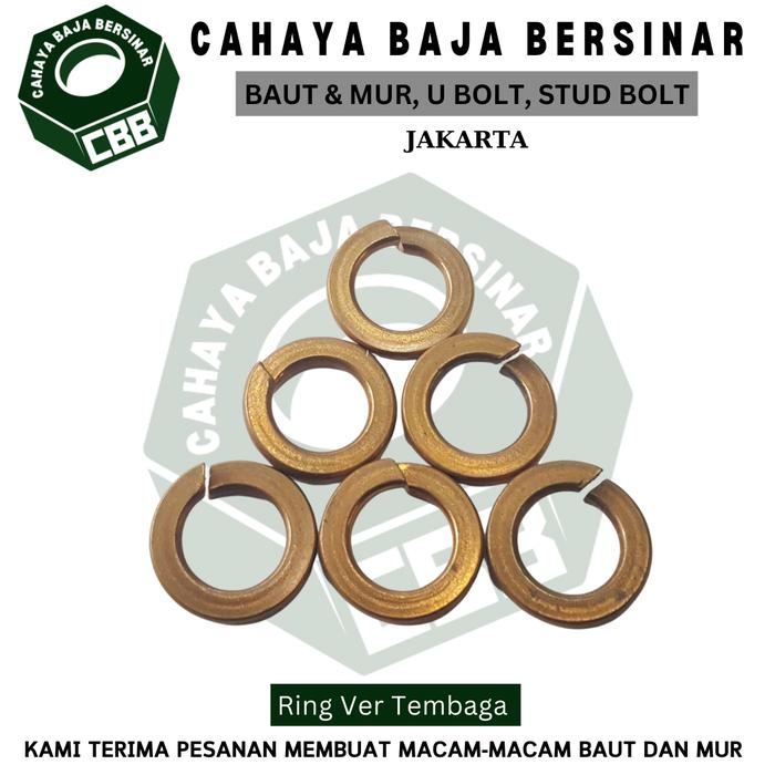 Jual Ring Per M10 / Ring Ver Tembaga (Copper Flat Washer) - Jakarta ...