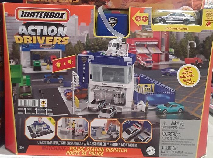 Jual Sale: Matchbox Action Drivers Police Station Dispatch 3+ Mattel ...