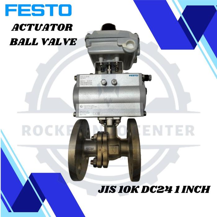 Jual FESTO ACTUATOR BALL VALVE JIS 10K DC24 1 INCH SOLENOID - Jakarta Barat - Rocketindo Center ...
