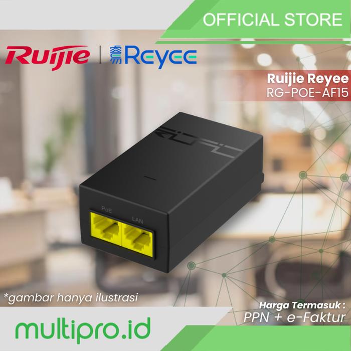 Jual Ruijie Adaptor RG-POE-AF15 1-Port PoE Injector - Jakarta Utara ...