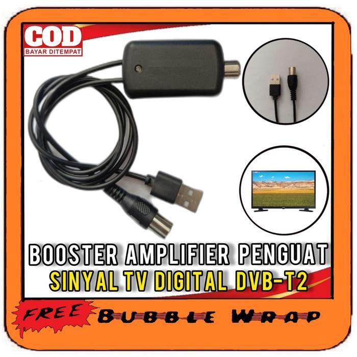 Jual Alat Penguat Sinyal Boster Antena Tv Digital Amplifier Booster DVB ...