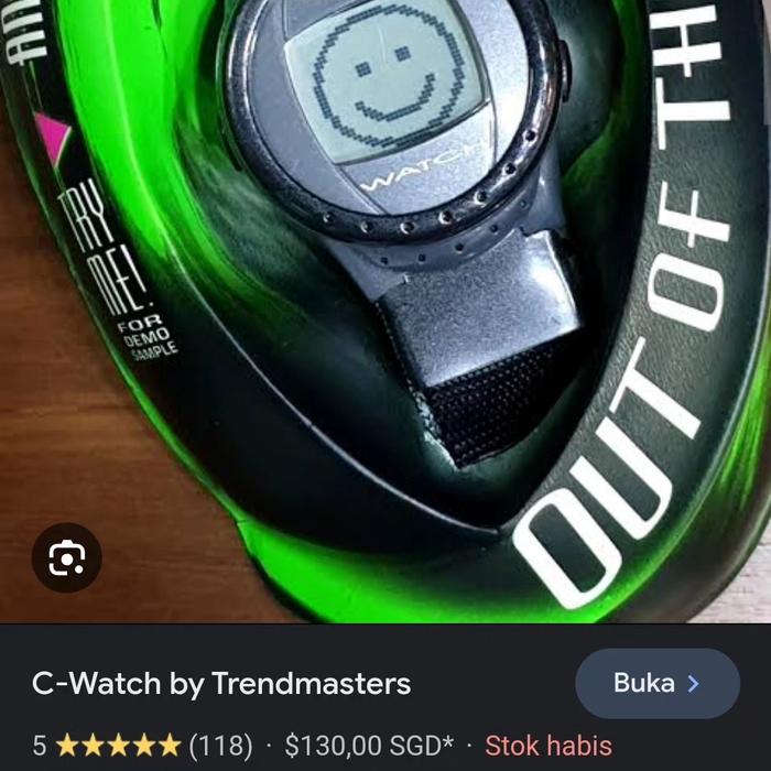 Jual Smile Face Emoji C - Watch 1990's Vintage Digital Watch Jam Unik ...