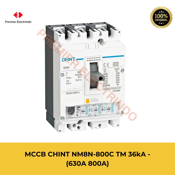 Jual MCCB CHINT NM8N-800C TM 3P 36kA (630A / 800A) - 800A - Jakarta Pusat - PREMIER ELECTRINDO ...
