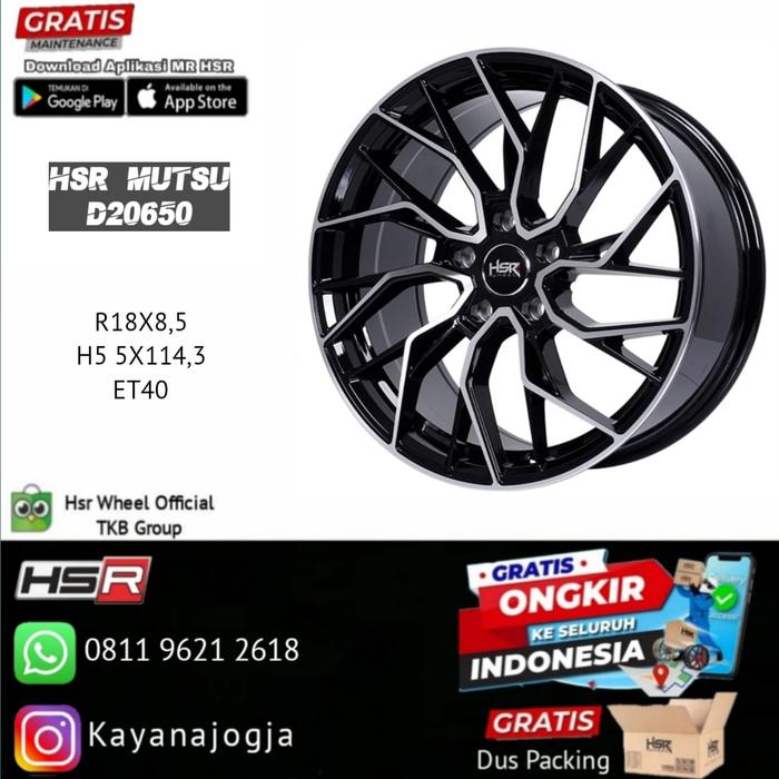 Jual Velg innova Zenix R18 Velg Mobil HSR Mutsu Ring 18 Xpander Civic Hrv - Kab. Sleman - HSR ...