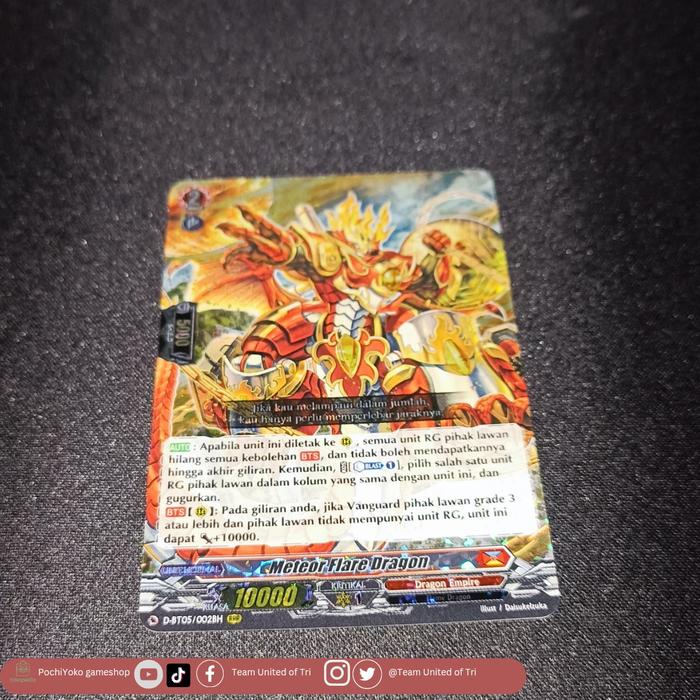 Promo Kartu Cardfight Vanguard Bahasa Meteor Flare Dragon - Jakarta Selatan - PochiYoko Game ...