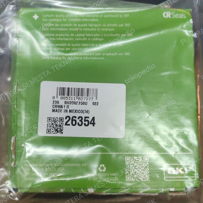 Jual CR 26354 SKF OIL SEAL ORIGINAL ASLI - Jakarta Barat - PUTERA SEMESTA TEKNIK | Tokopedia
