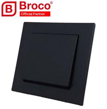 Jual BROCO Saklar Engkel Plano E161 Inbow Single Switch - Hitam - Kota ...
