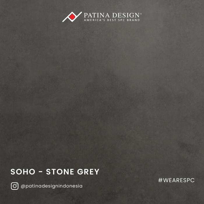 Jual Lantai SPC Patina Design Motif Marble Warna Stone Grey | Soho ...