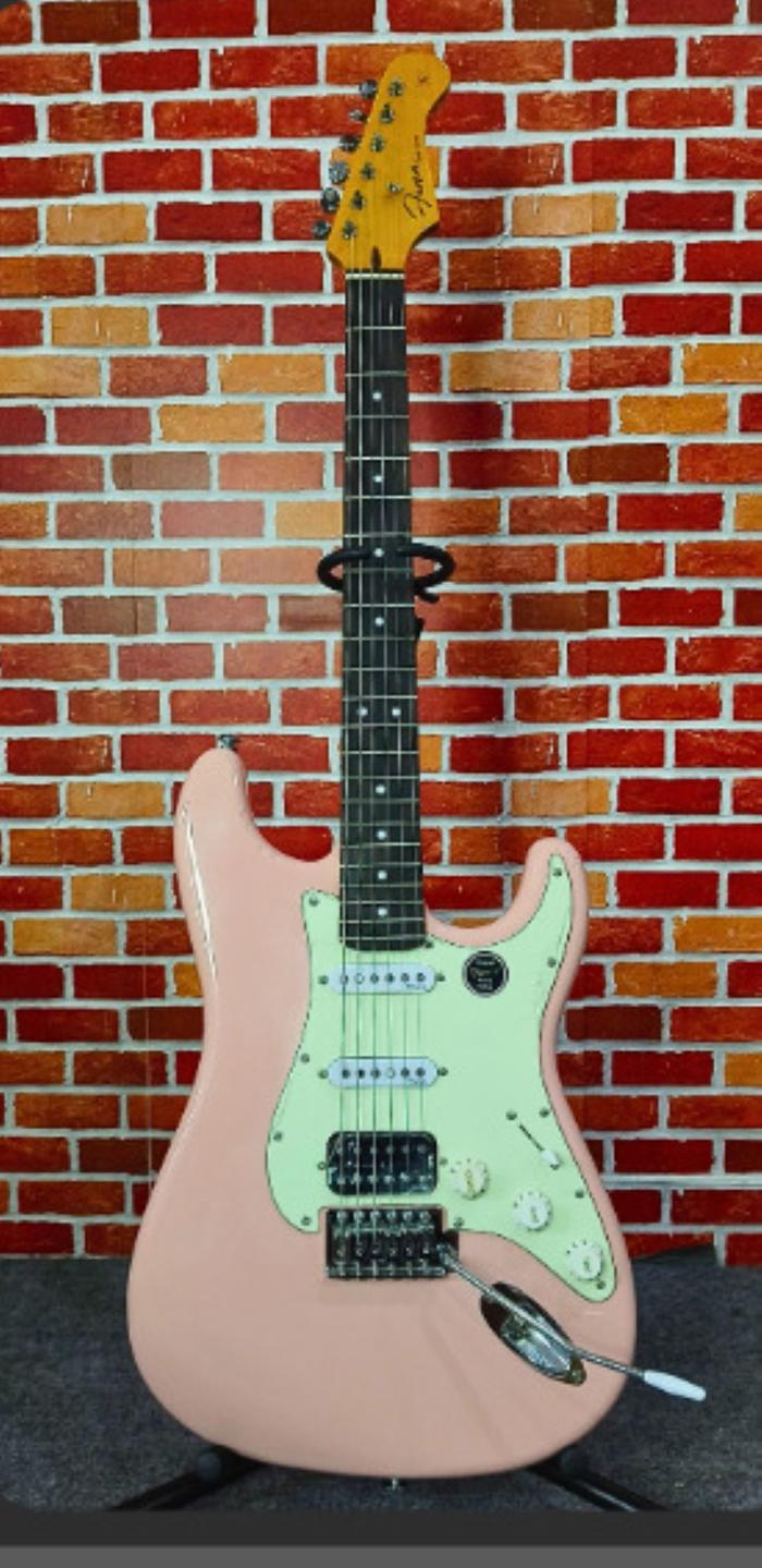 Jual FENA GUITAR STRATOCASTER ST STD 2024 MODEL SHELL PINK , NET ...