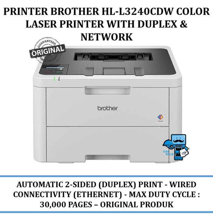 Promo Printer Brother HL-L3240CDW Color Laser Printer With Duplex & Network Cicil 0% 3x ...