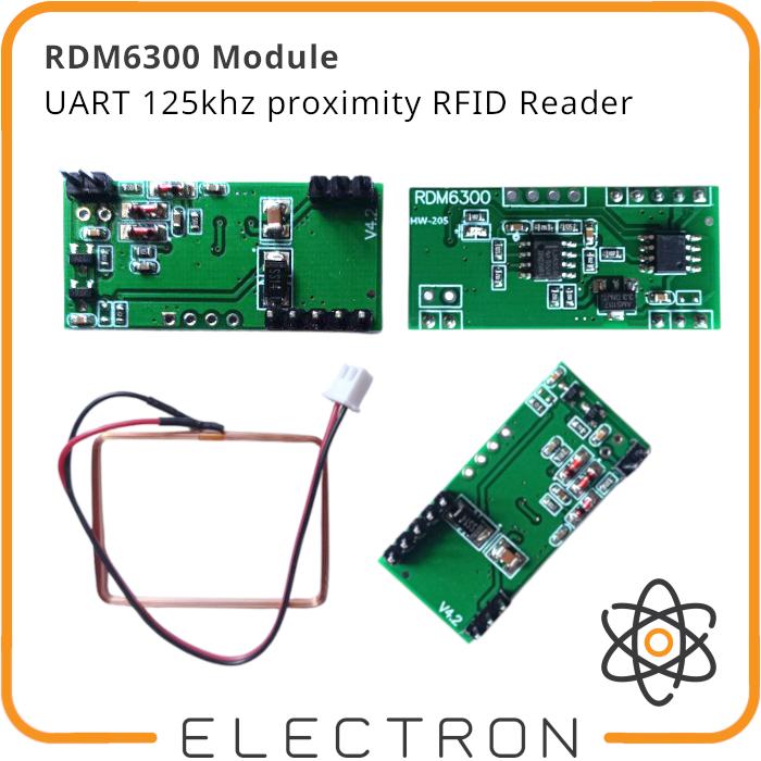 Jual RDM6300 125 kHz Proximity RFID Arduino Reader Module UART - Kota Tangerang - Electron ...