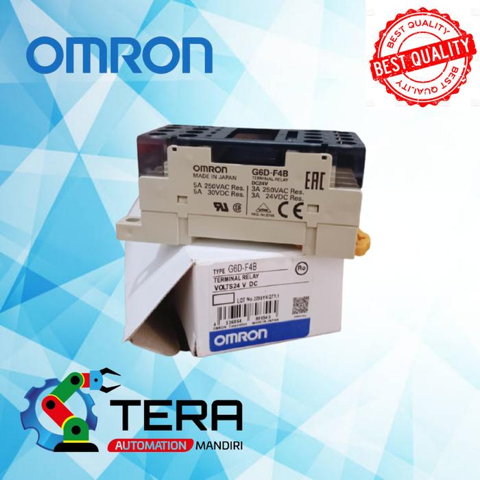 Jual Relay Omron G6D-F4B 24V READY - Jakarta Utara - Tera Automation | Tokopedia