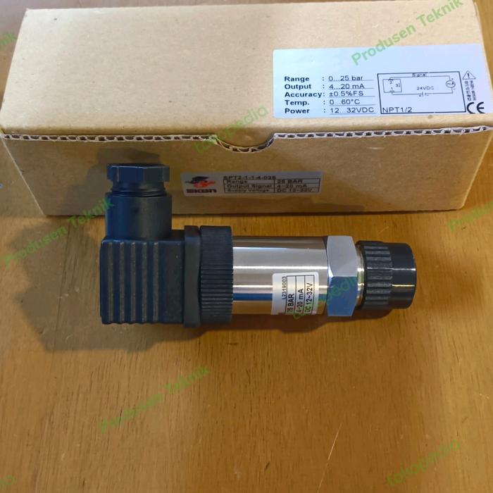 Jual PRESSURE TRANSMITTER RANGE 0 - 25 BAR / PRESSURE TRANSMITTER 25 ...