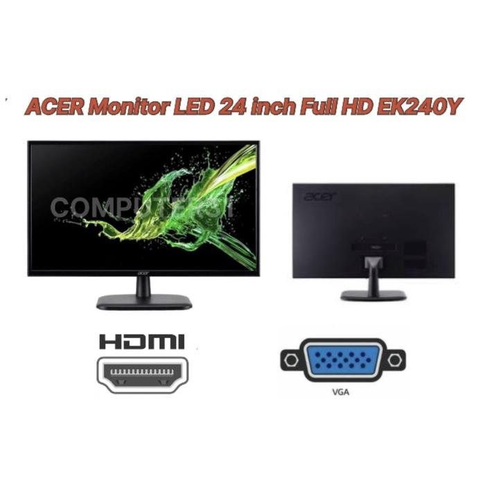 Jual MONITOR LED ACER EK240Y 24inch FUL HD 75 HZ HDMI LIEK NEW - Kota ...