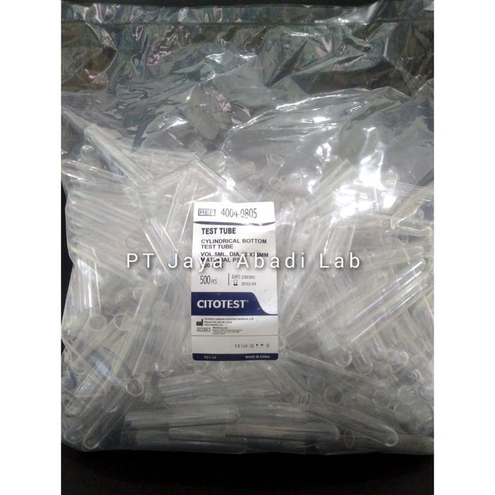 Promo tabung reaksi disposable test tube 12 x 75 12x75 mm isi 500 pcs ...