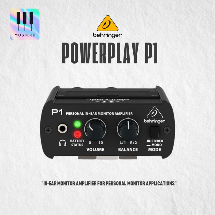 Jual Behringer POWERPLAY P1 Personal In-Ear Monitor (IEM) Amplifier ...