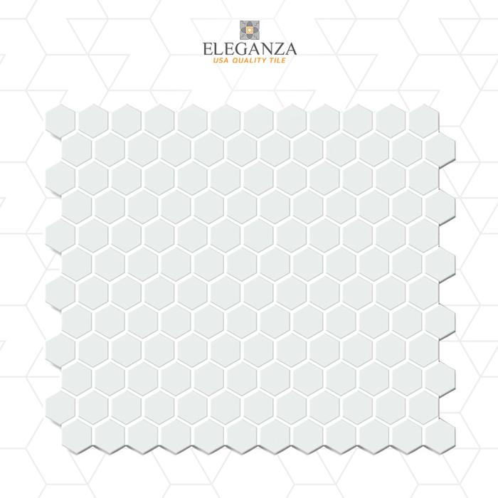 Jual Eleganza Tile MOSAIC HEXAGON WHITE MATTE NS31000 - Kota Depok ...