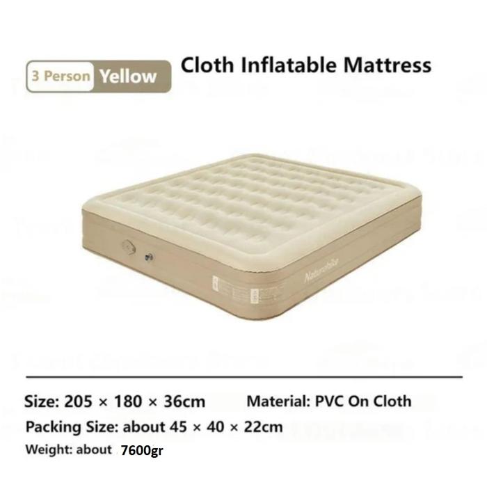 Jual Matras angin Naturehike CNH22DZ015 C20 36CM with pump kasur ...