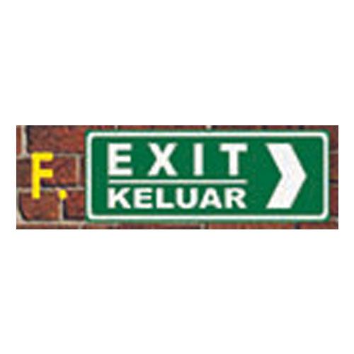 Jual Sign Jalur Evakuasi dan Rambu Exit. Acrylic Ukuran 30 x 10 cm ...
