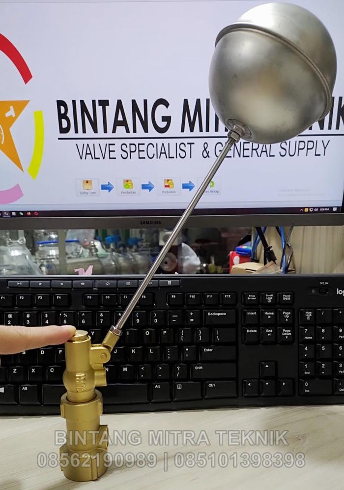 Jual YUTA FLOATING VALVE KUNINGAN BOLA STAINLESS SS304 1" FIG.901 ...