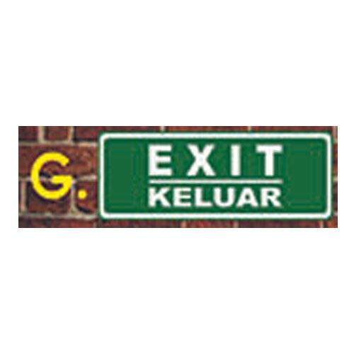 Jual Sign Jalur Evakuasi dan Rambu Exit. Acrylic Ukuran 30 x 10 cm ...