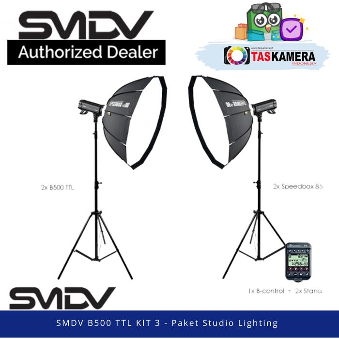Jual Smdv B500 Ttl Kit 3 - Paket Studio Lighting Di Seller Owl Store - Cengkareng Timur, Kota ...