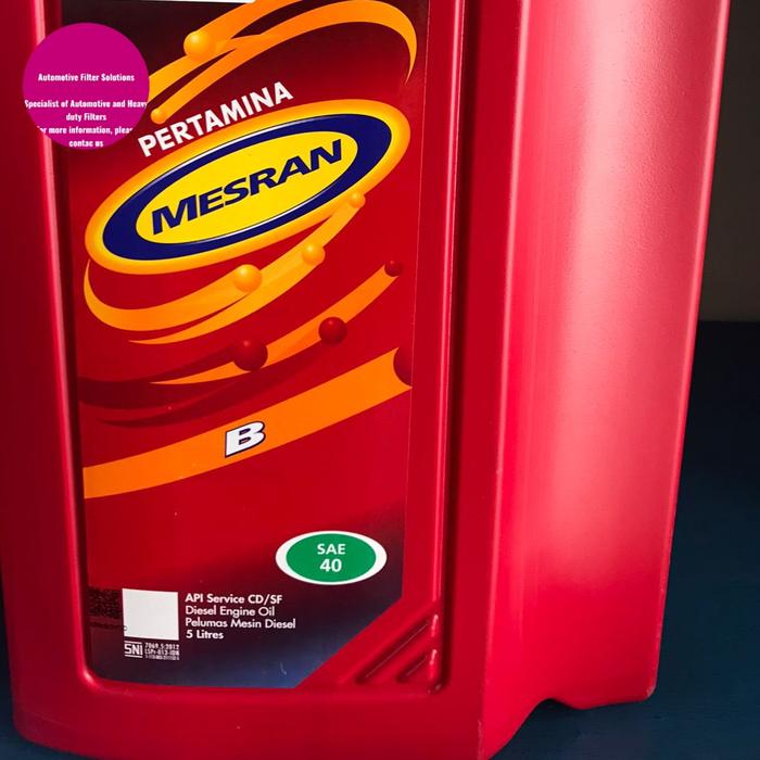 Jual Oli diesel Mesran B40 / SAE 40 kapasitas 5liter - Jakarta Barat ...