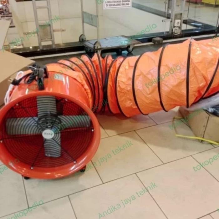 Jual Kipas blower portable ventilator AXIAL FAN 24 inch x 5 Meter - Jakarta Barat - Andika jaya ...