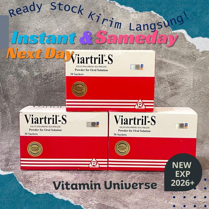 Jual VIARTRIL S SACH 30S - Viatril S Glucosamine Sulphate 30 sachet ...