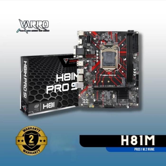 Jual Motherboard VARRO H81M-PROS1 M.2 Nvme Hdmi&vga H81 Pro Varro ...