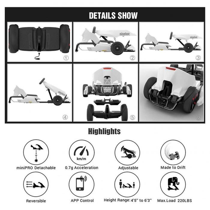 Jual Xiaomi Ninebot Segway Gokart Fullset Segway Mini Pro 2 Original ...