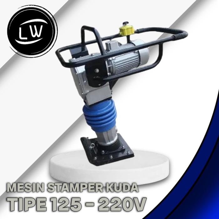 Jual MESIN STAMPER KUDA / MESIN PEMADAT TANAH / TAMPING RAMMER 125 ...