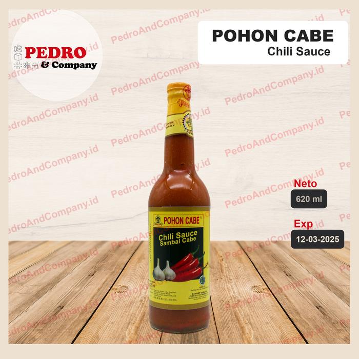 Jual Pohon Cabe - Chili sauce/ sambal cabe (620 ml) botol besar ...