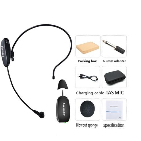Jual Microphone Mic Clip On Wireless Bando Call Center Headset Imam ...