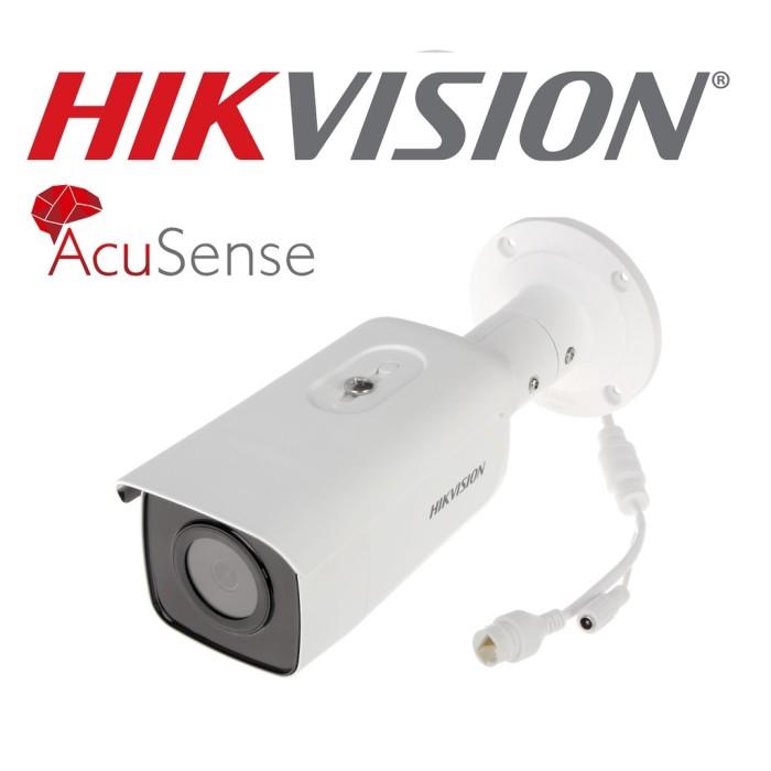 Promo IPCAM Hikvision DS-2CD2T26G2-4I 2MP Accusense Fixed Bullet Cicil ...