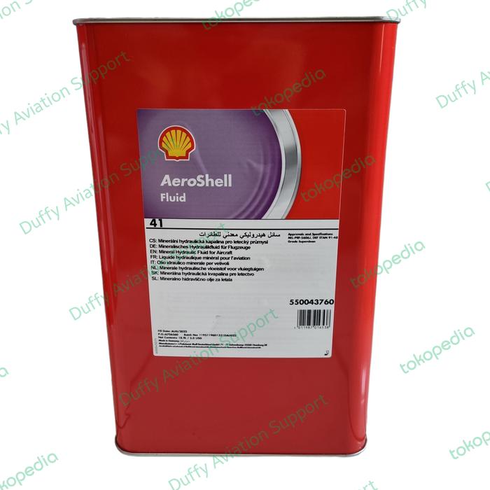 Jual Aeroshell Fluid 41 (Aviation Hydraulic) 18,9L - Kota Bekasi ...