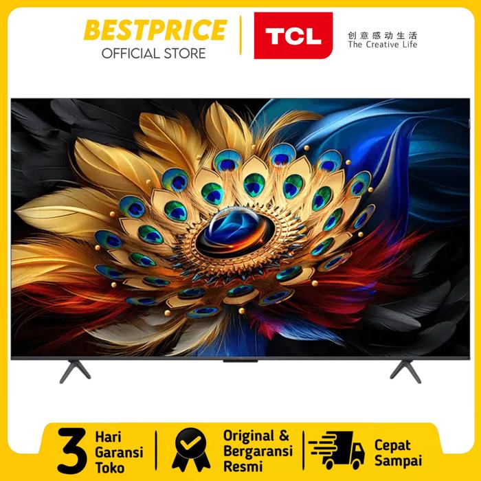 Promo TCL 75C655 LED TV 75 INCH TV QLED PRO GOOGLE TV TCL 75 INC C655 ONKYO Cicil 0% 3x ...