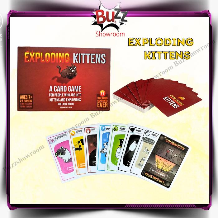 Jual Exploding Kittens/Exploding Kitten Board Games Card Game - Jakarta ...
