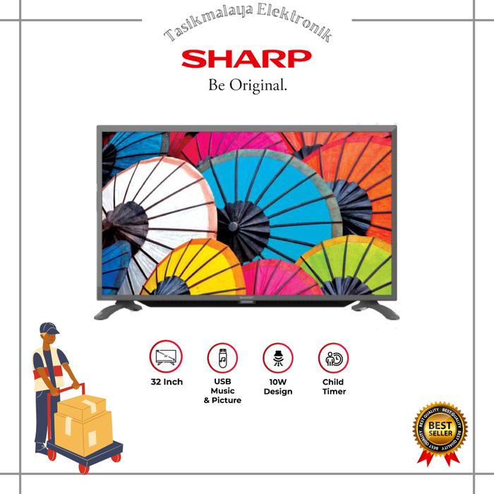Jual Sharp TV LED 32" HD-Ready TV Digital 32 Inch - 2T-C32GD1400i ...