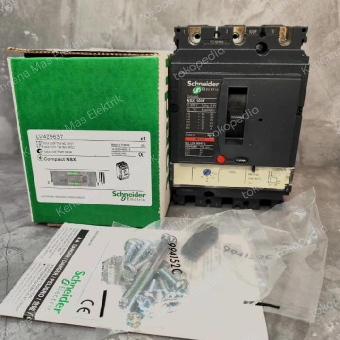Jual MCCB NSX100F 11.2 - 16A 36kA 3P Schneider TM16D LV429637 - Jakarta ...