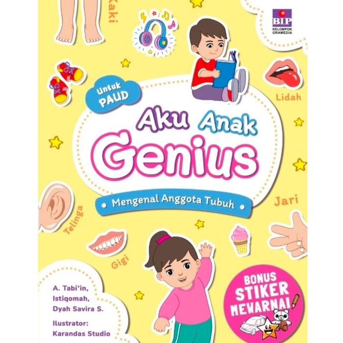 Promo Buku Aku Anak Genius: Mengenal Anggota Tubuh Untuk PAUD - Kab ...