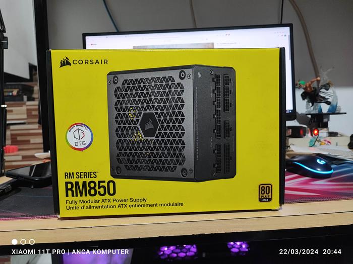 Jual PSU CORSAIR RM SERIES 850W FULL MODULAR 80+ GOLD RM850 - Kota ...
