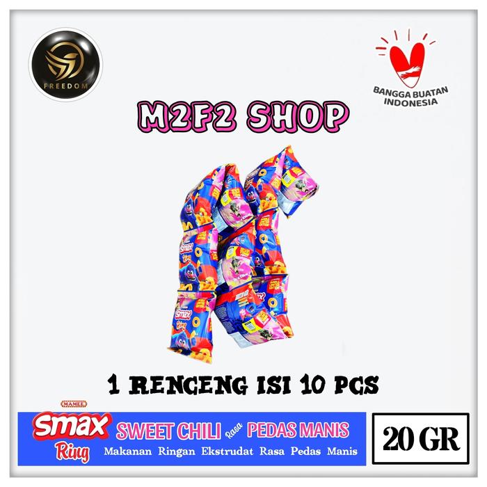 Jual Mamee Smax Ring Pedas Manis Sweet Chili Sachet 20 gr (1 Renceng ...