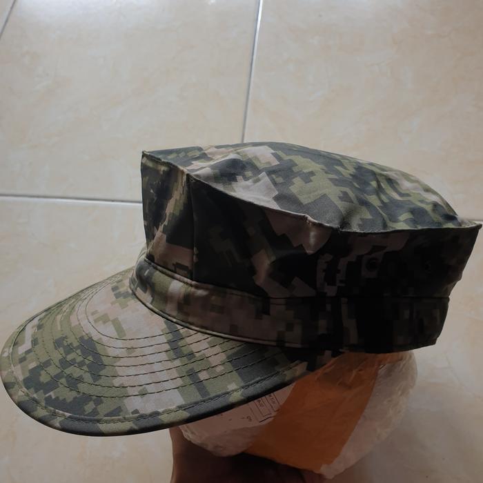 Jual Topi Vintage Military Marine ROK Army Combat Cap Camo Digital ...